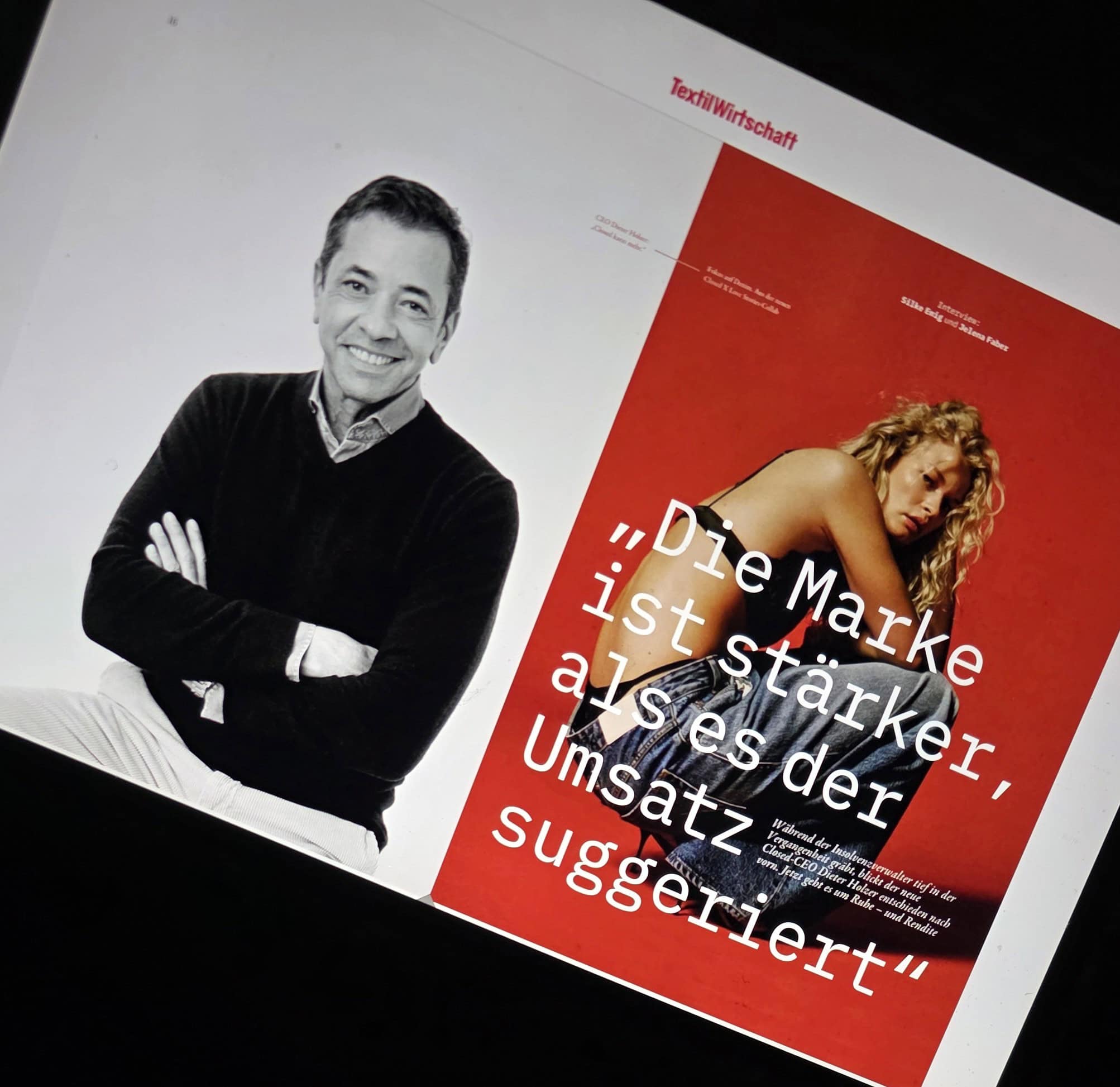 Dieter Holzer will mit Closed nach vorne schauen | profashionals